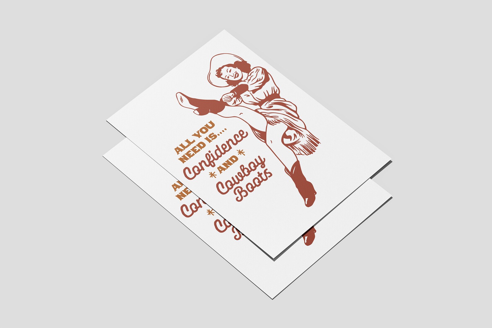 Confidence Wall Art Motivation Wall Art Girly Quote Art Cowgirl Art ...