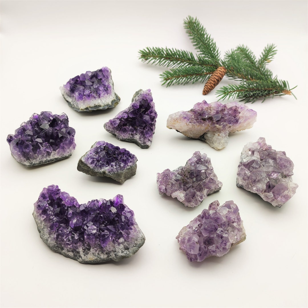 Amethyst Crystals Natural Specimens in Various Qualities - Etsy