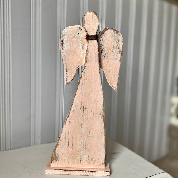 Wooden Angel - Etsy