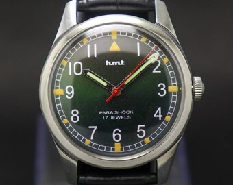 Vintage HMT 17 Jewels Manual Winding Movement Men's Watch HMT Watch HMT ...