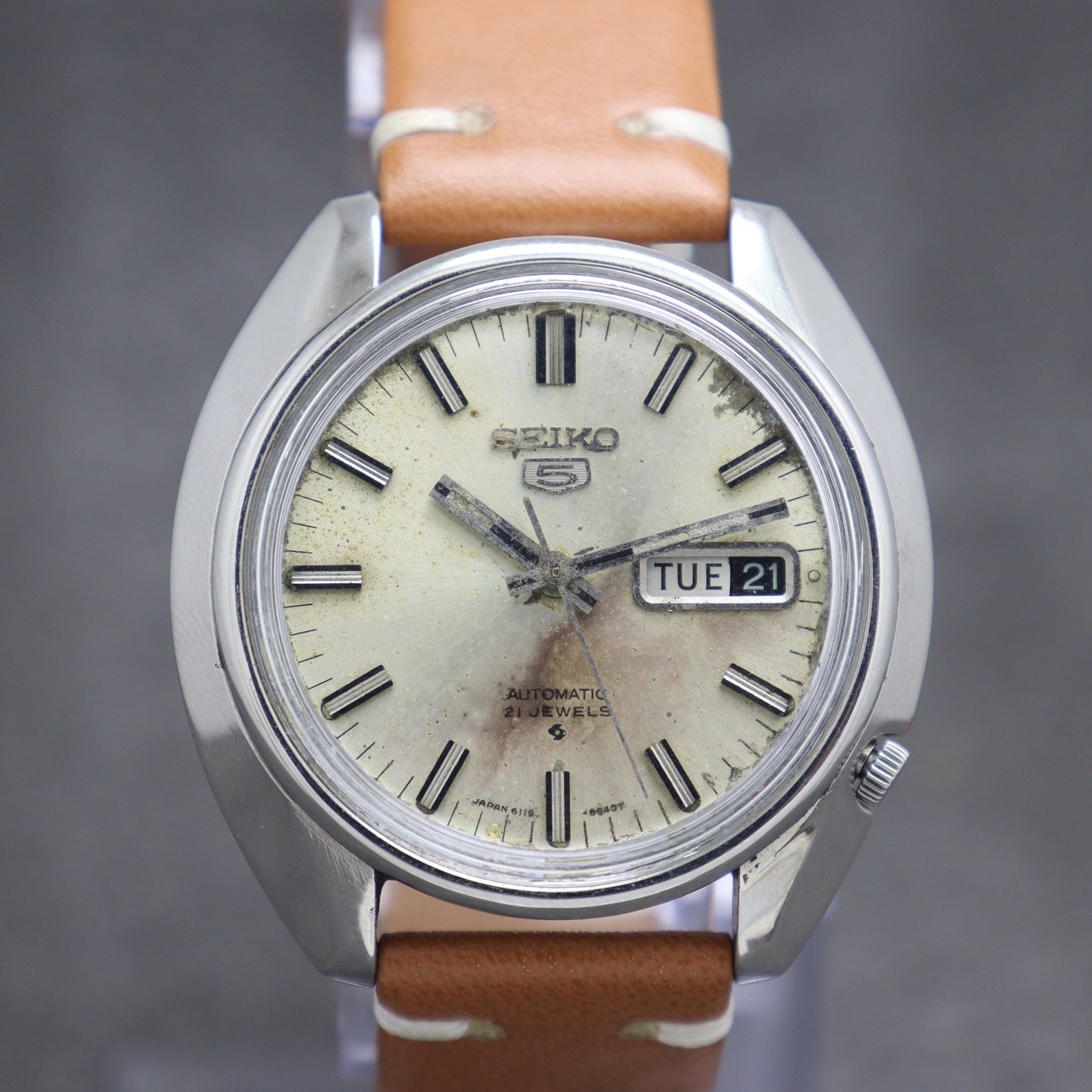 70's Authentic Seiko 5 Automatic Movement 6119-8440 Japan | Etsy