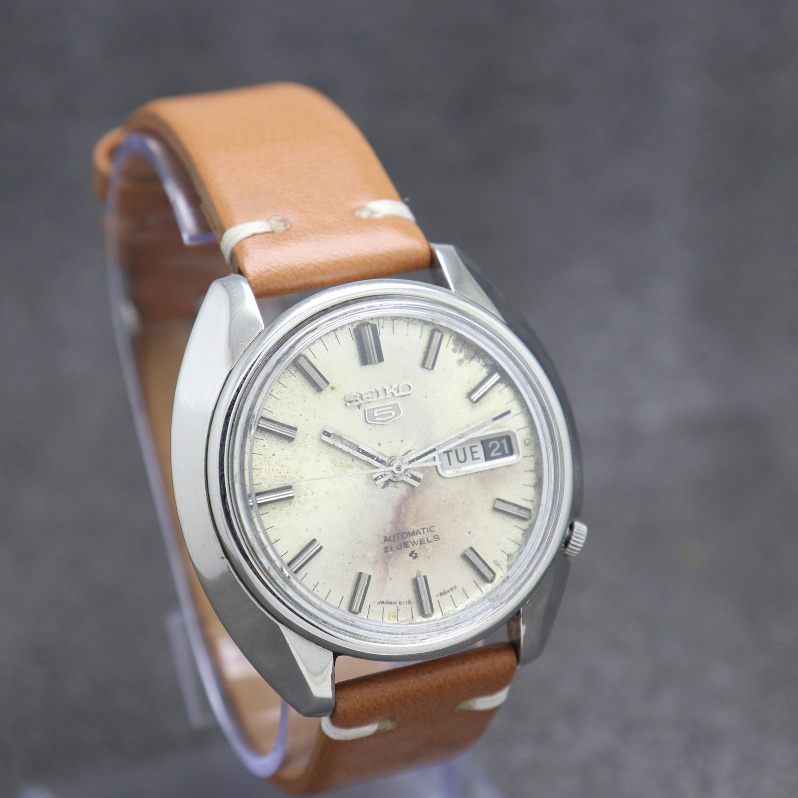 70's Authentic Seiko 5 Automatic Movement 6119-8440 Japan | Etsy