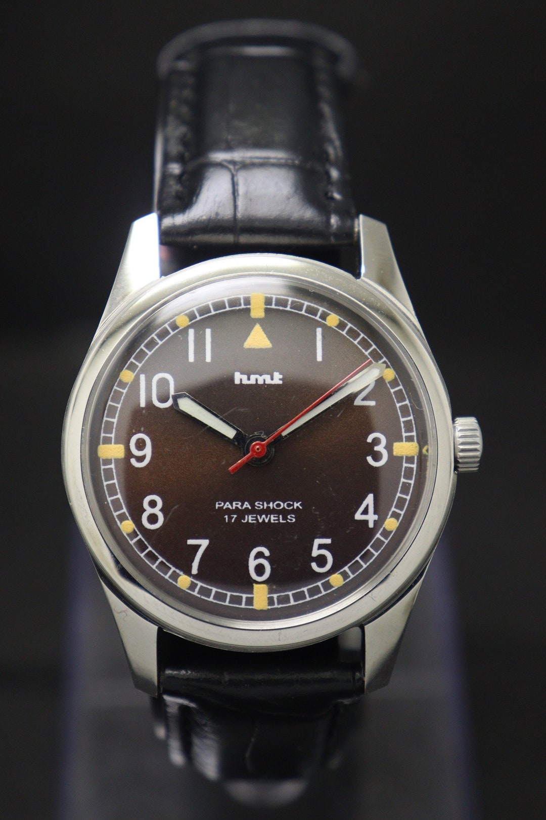 Vintage HMT 17 Jewels Manual Winding Movement Men's Watch HMT Watch HMT ...