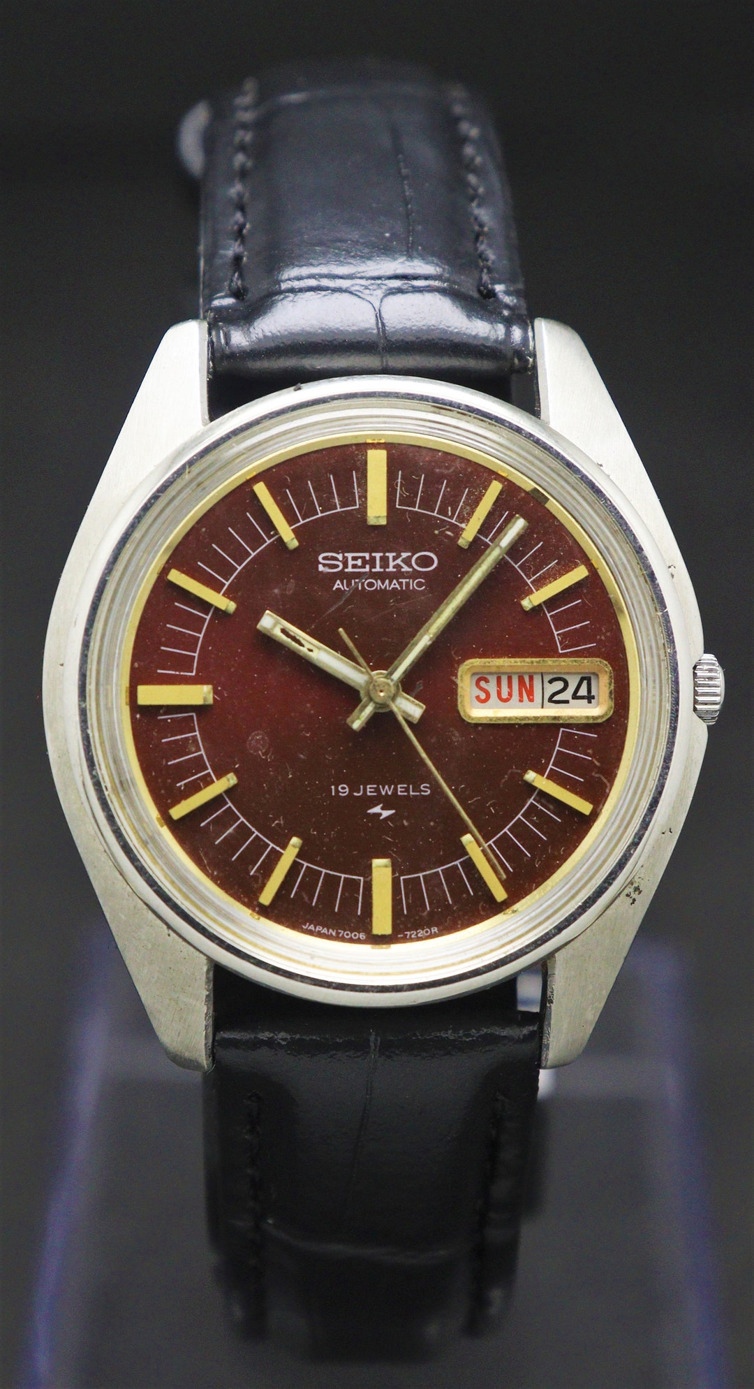 70's Seiko Automatic Jewels Movement 7006-7070 Japan Made Men's Watch ...