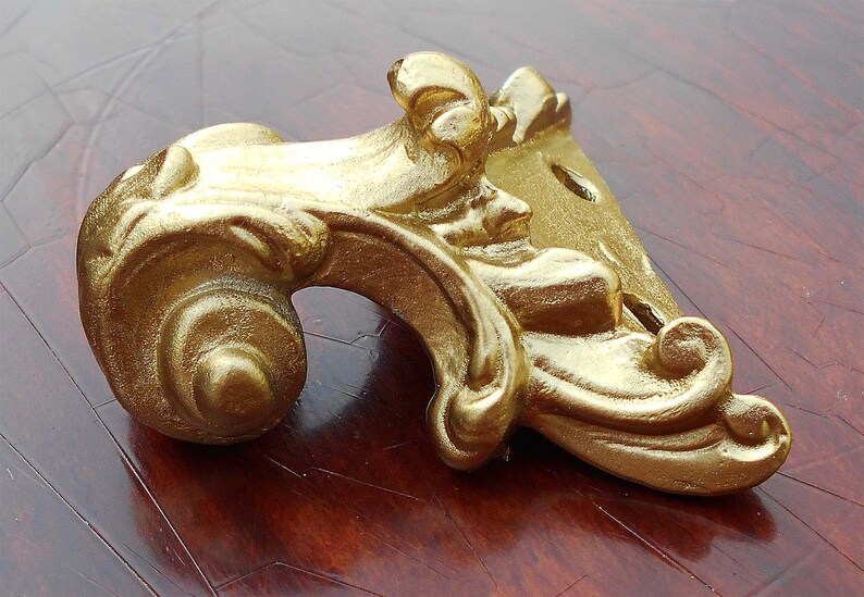 Metal Mantel Clock Feet #2. Set of 4. Clock Parts.metal Furniture ...