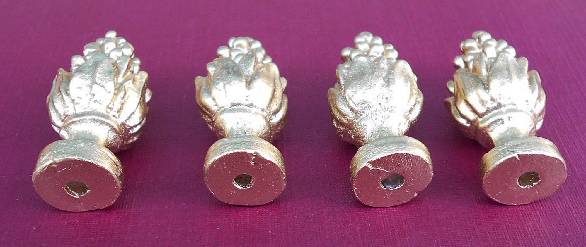 4 Metal Mantle Clock Finials #4 .clock Parts.metal Furniture ...