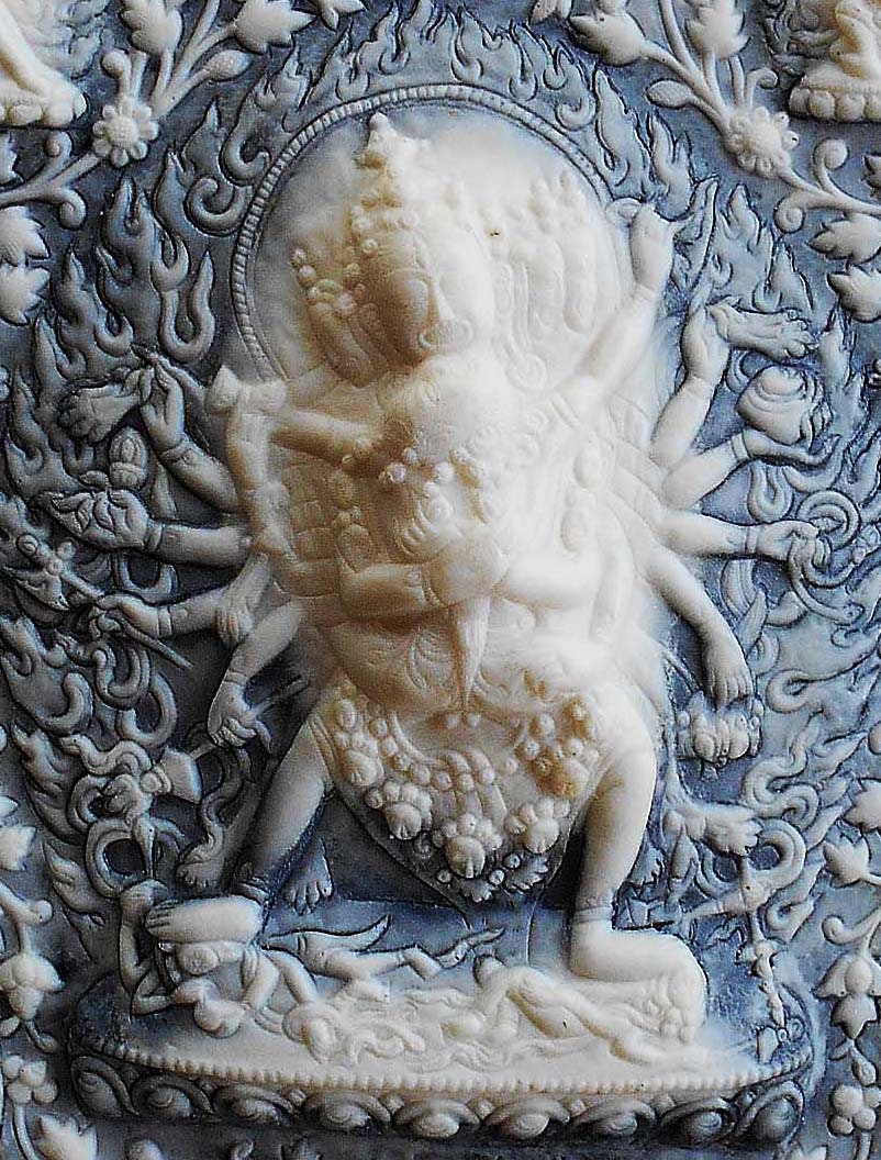 Buddha and Deities Making Love.bas Relief.wall Plaque,antique ...