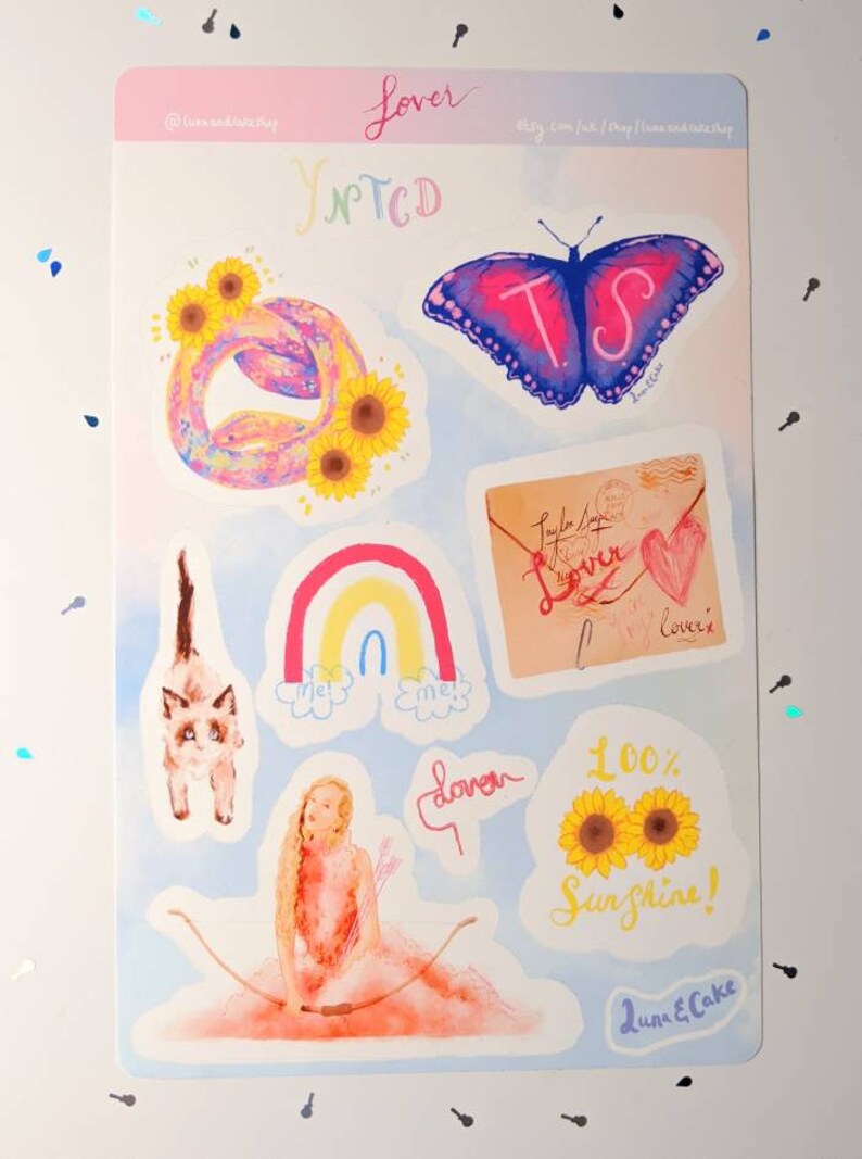 Lover Sticker Sheet Taylor Swift Lover Taylor Swift - Etsy Lover Sticker Sheet Taylor Swift Lover Taylor Swift - Etsy