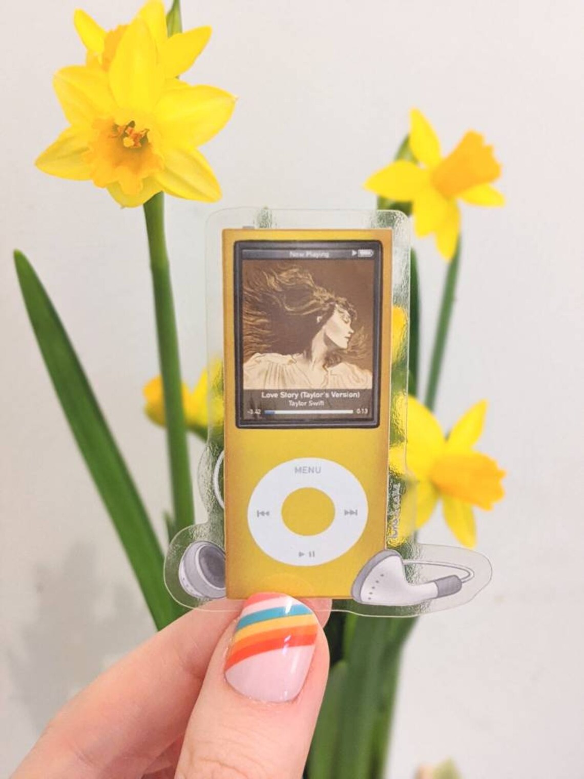 Taylor Swift Love Story Yellow iPod Nano Clear Vinyl sticker | Etsy