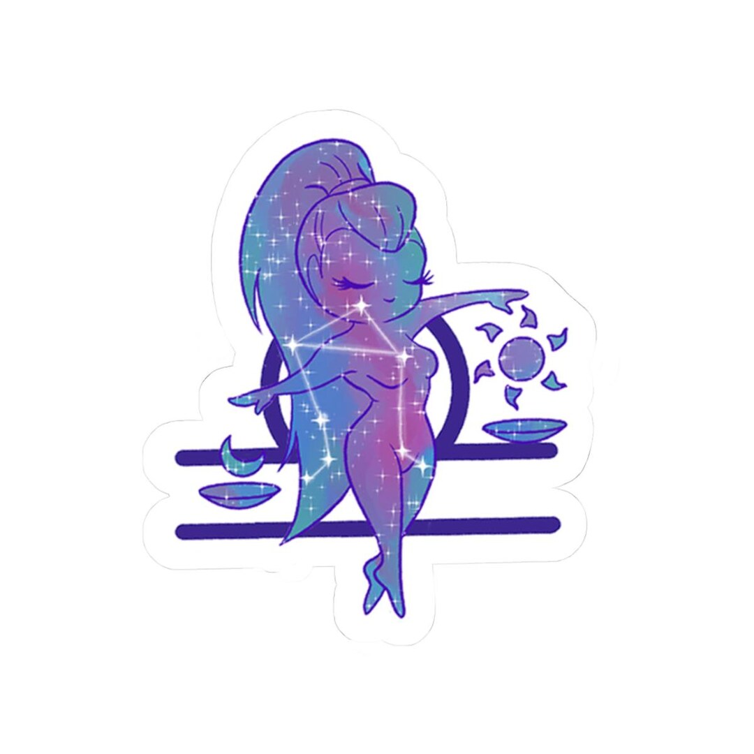 Mystical Zodiac Kiss-cut Stickers | Space Vibe Art for Laptops, Water ...