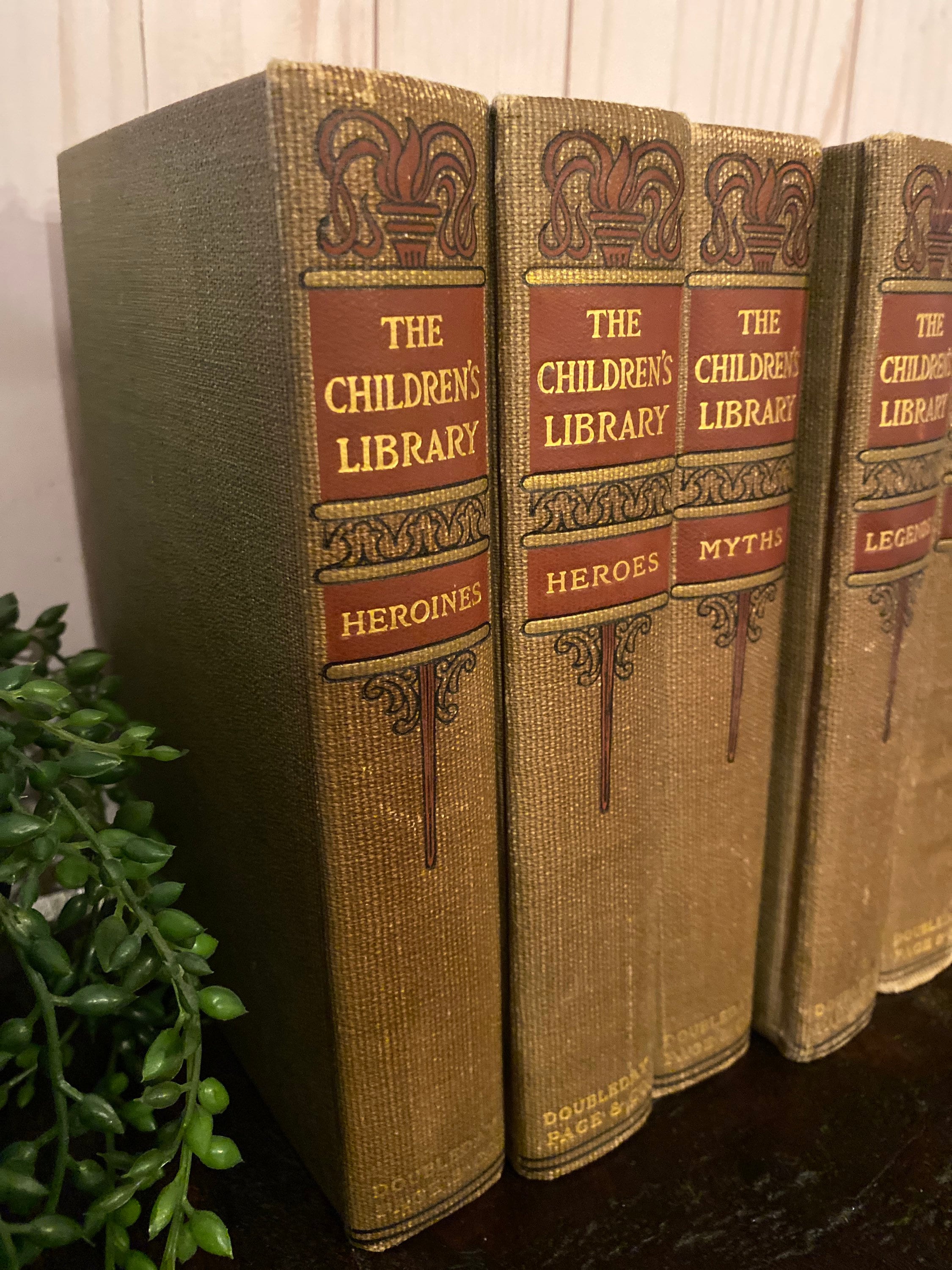 Antique 1910 the Childrens Library Books 9 Books Doubleday - Etsy Antique 1910 the Childrens Library Books 9 Books Doubleday - Etsy