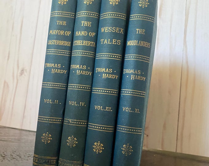 Partial Collection Set - 1800s Thomas Hardy Books. Volumes 2,,12,14- P ...