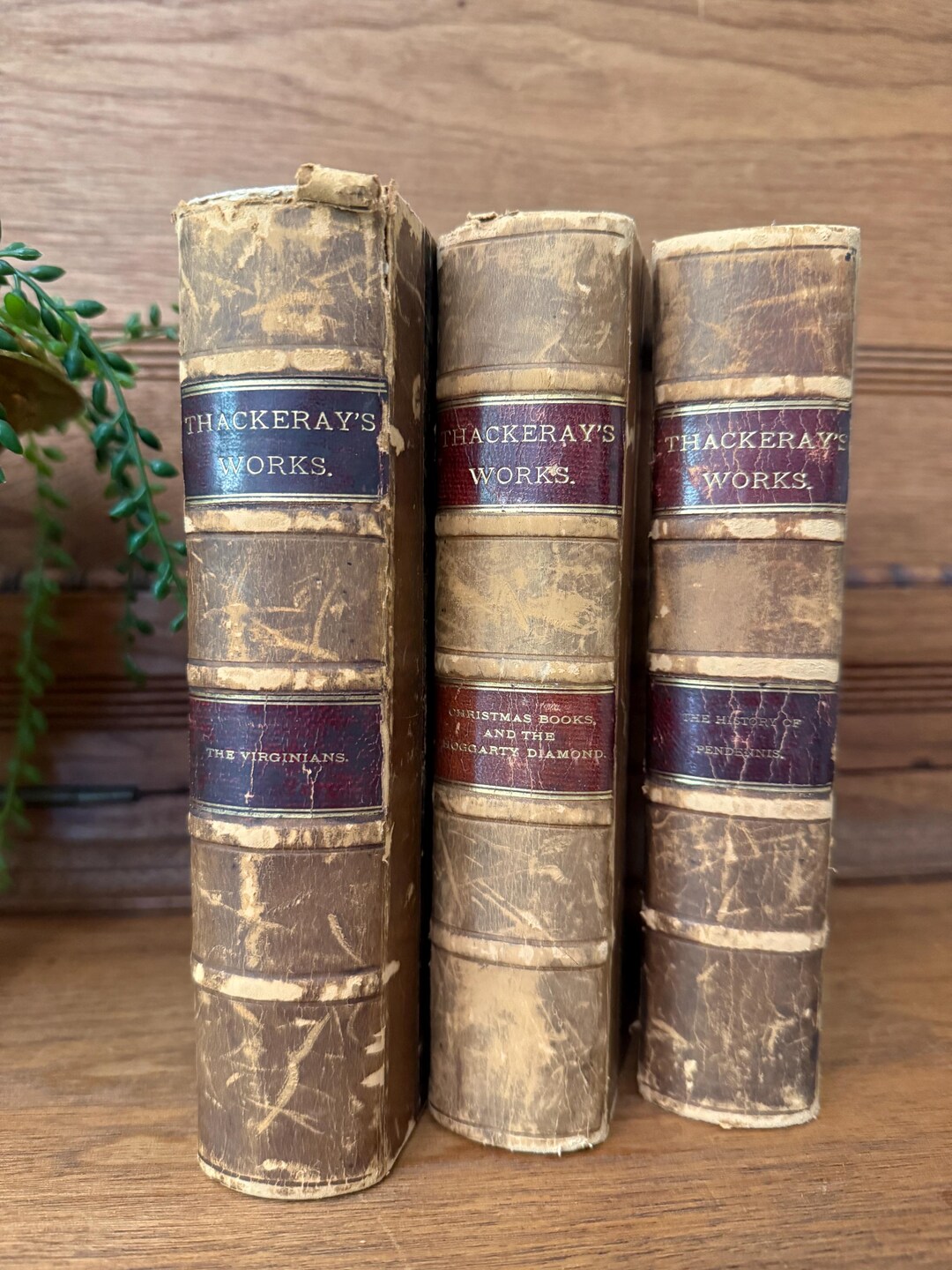 1887 Thackeray’s Complete Works - Illustrated | Set of 3 Antique Books ...