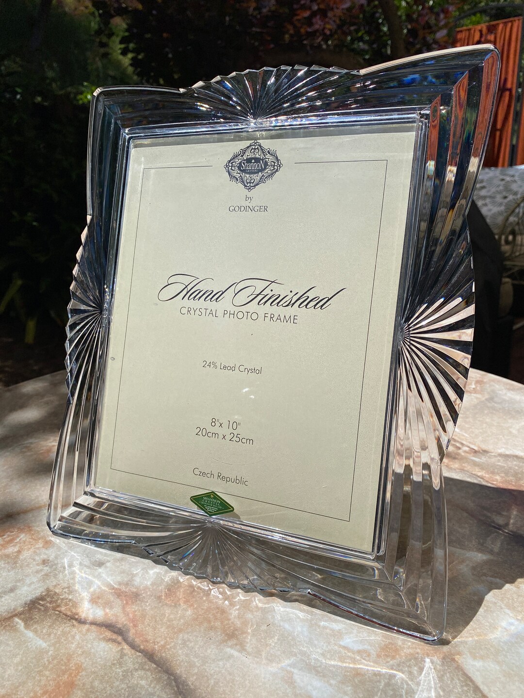 Shannon by Godinger Crystal Frame 8x10 Picture 11.25x13 Inches Total ...