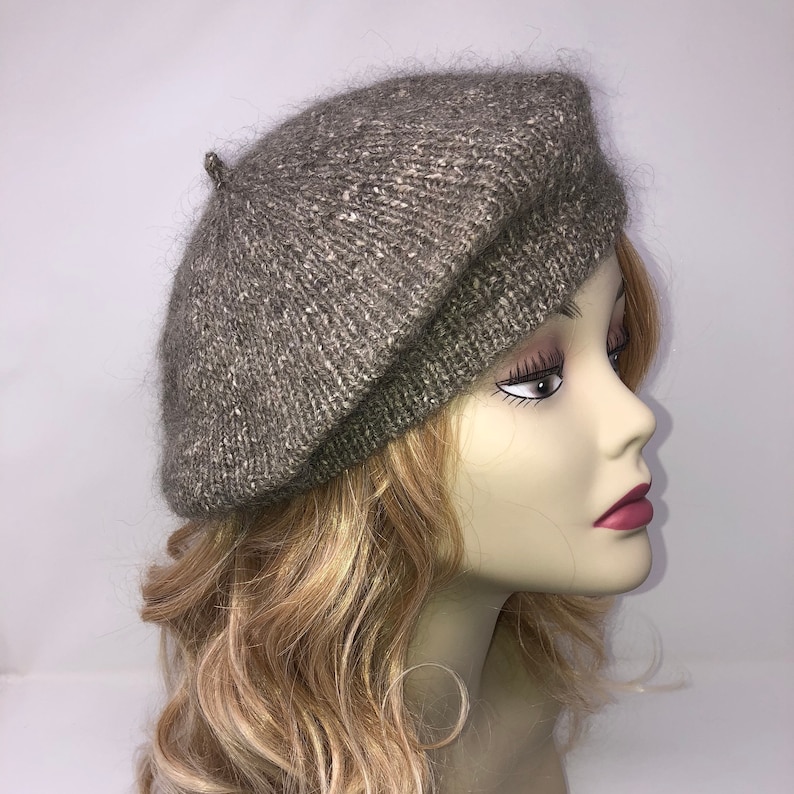 Women Classic Beret in a Wool Silk Blend, Gift for Her - Etsy