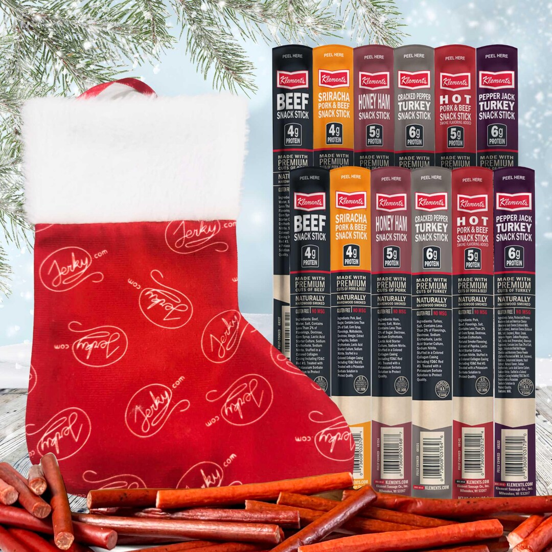 12 Pc. Snack Stick Gift Stocking - Etsy