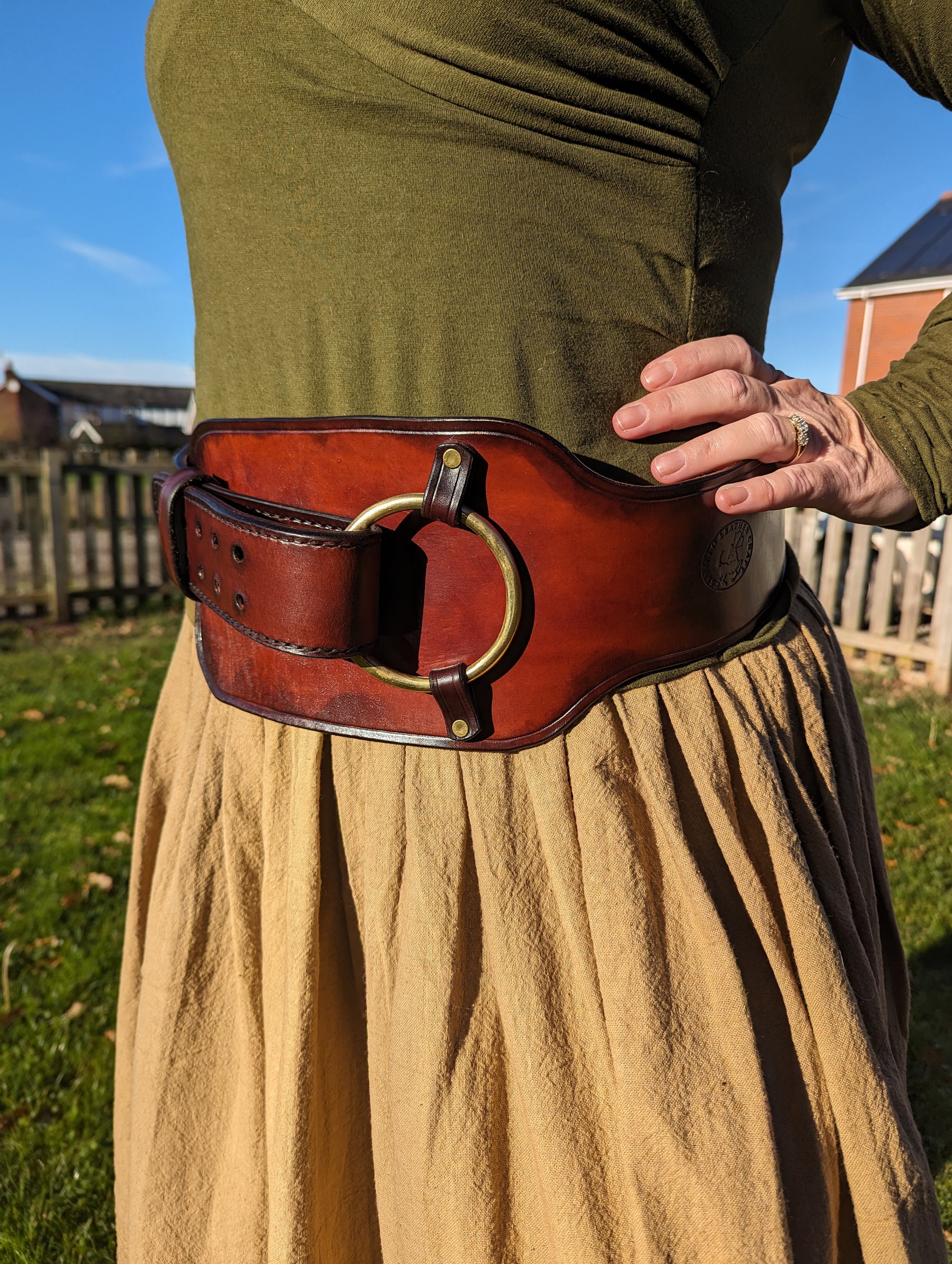 Bespoke Leather Corset Belt, Beautifully Handcrafted,leather Corset ...
