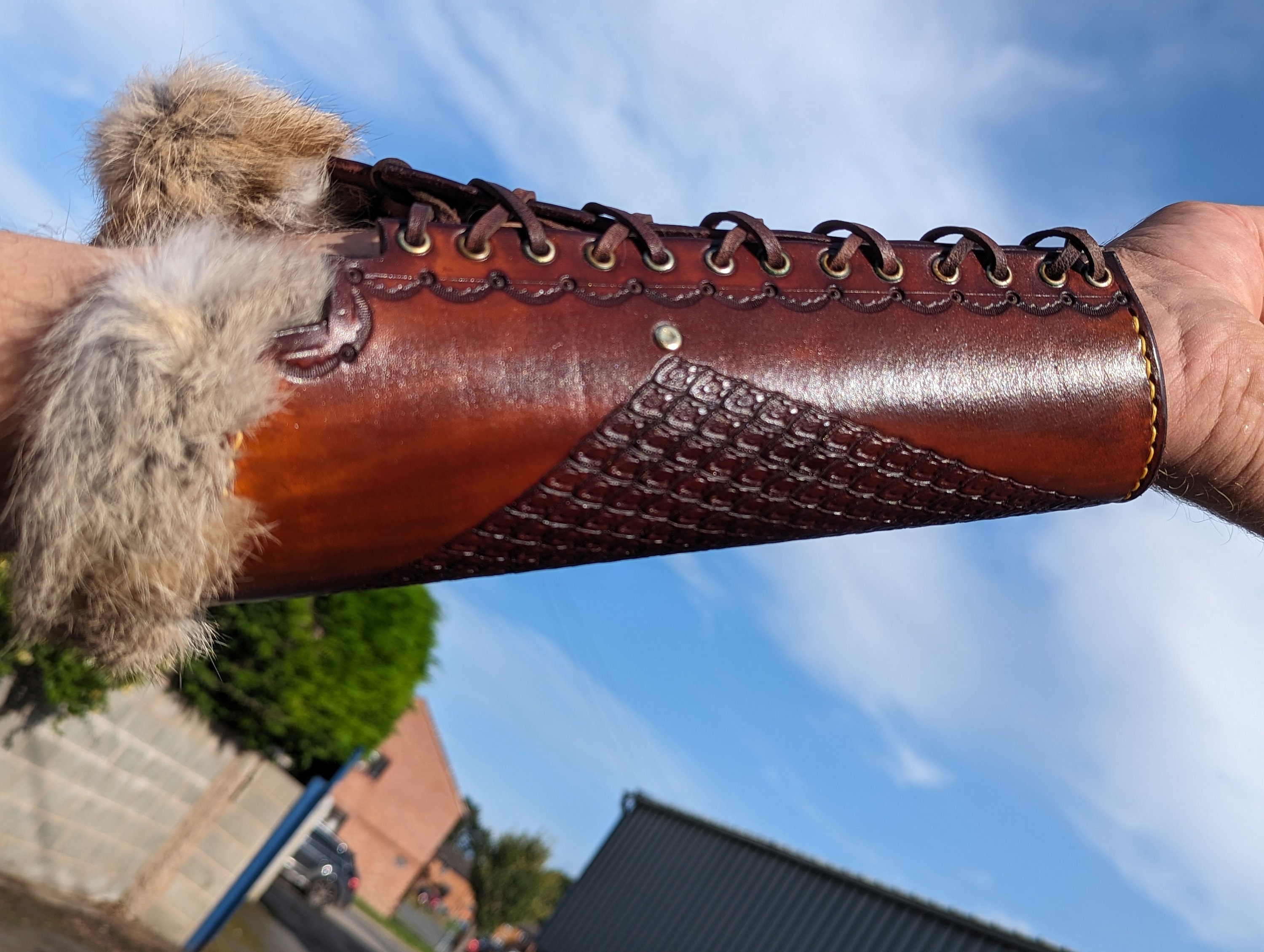 Archery Leather Arm Guard, Bespoke Arm Guard, Archery Arm Guard ...