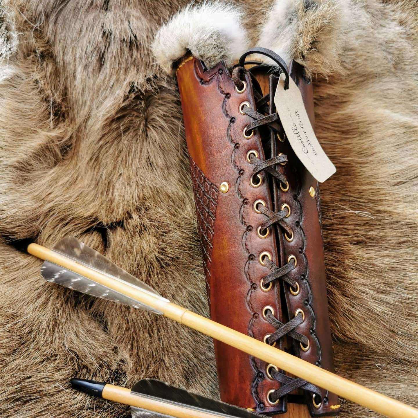 Archery Leather Arm Guard, Bespoke Arm Guard, Archery Arm Guard ...