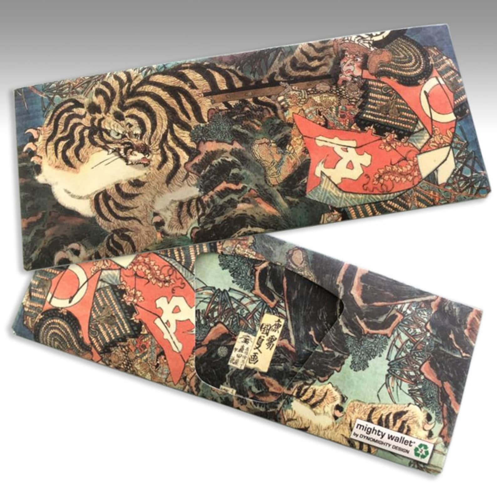 Warrior Wallet Japanese Gift Thin Mens Wallet Vegan Wallet - Etsy