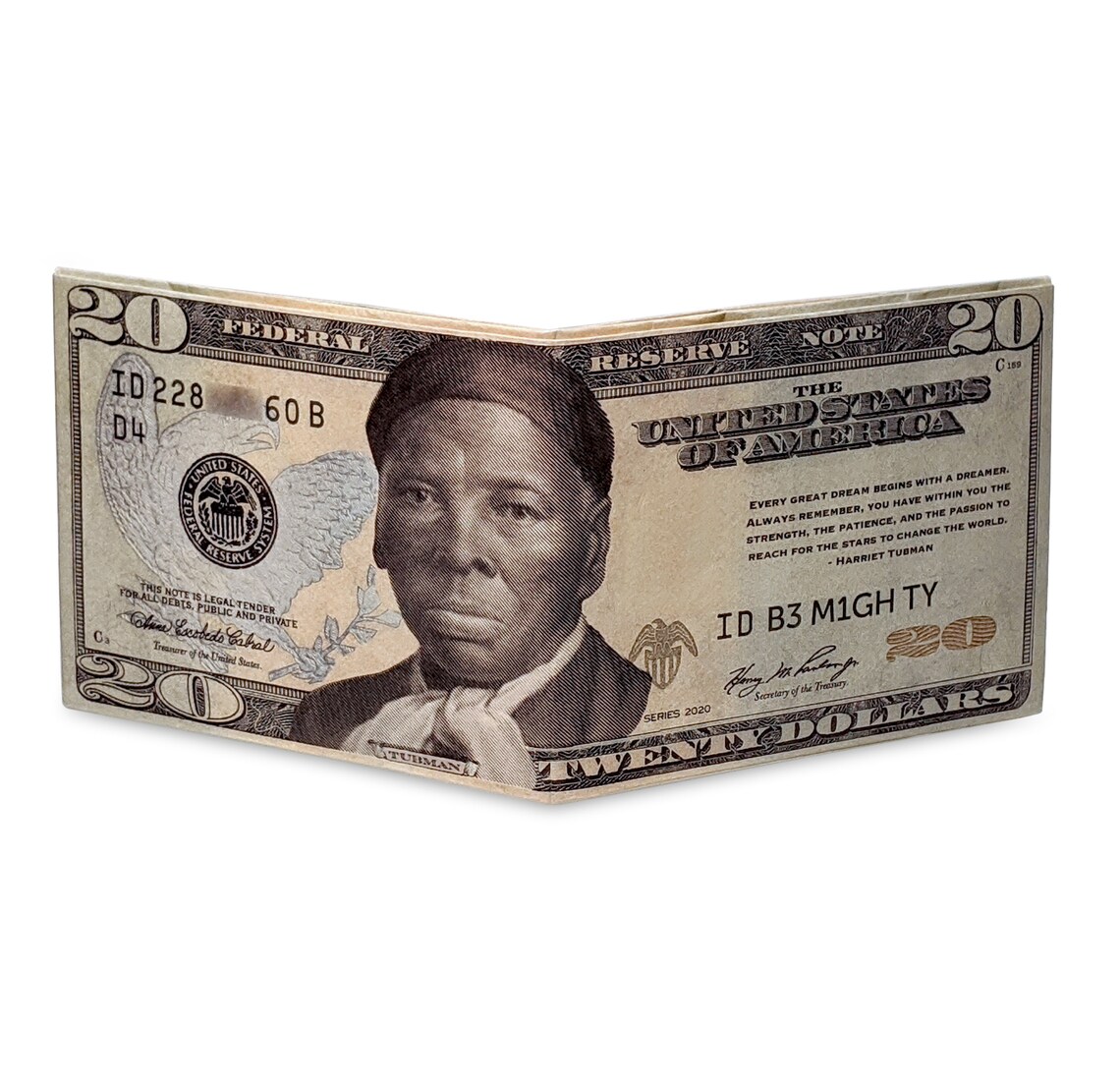 Harriet Tubman 20 Dollar Bill Wallet - Black History Gift - Etsy