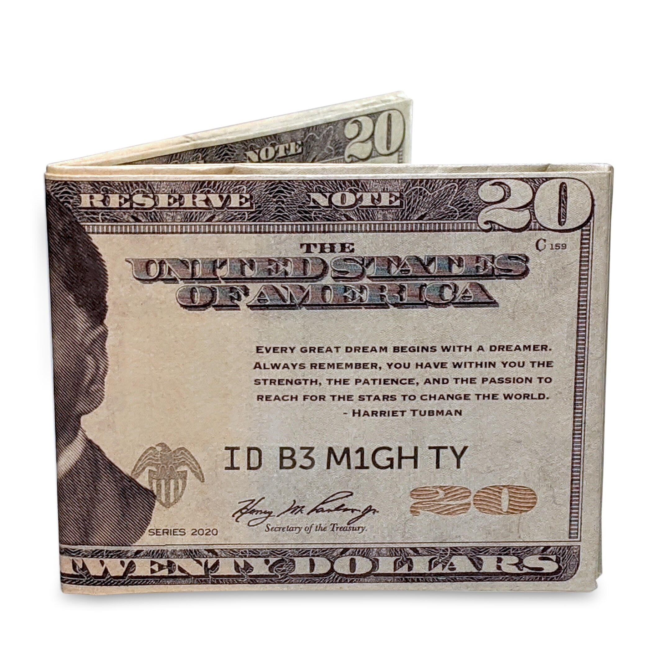 Harriet Tubman 20 Dollar Bill Wallet - Black History Gift - Etsy