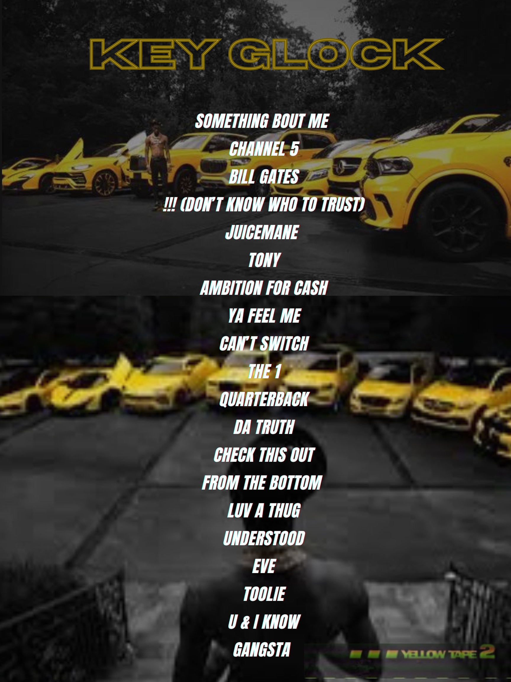 Key Glock Unveils Tracklist For Incoming Album 'Yellow Tape, 41% OFF