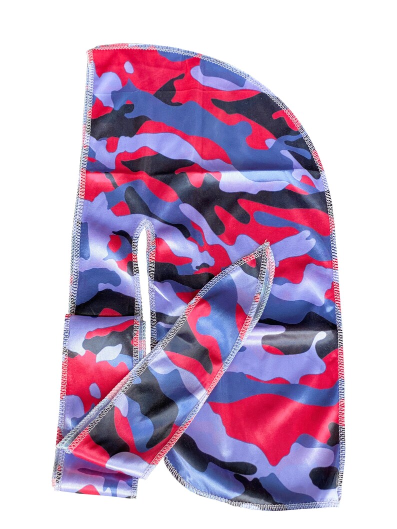 Designer Durags Silky/Satin Durags 360 Waves Camo Color | Etsy