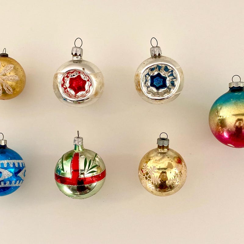 Indent Christmas Baubles - Etsy