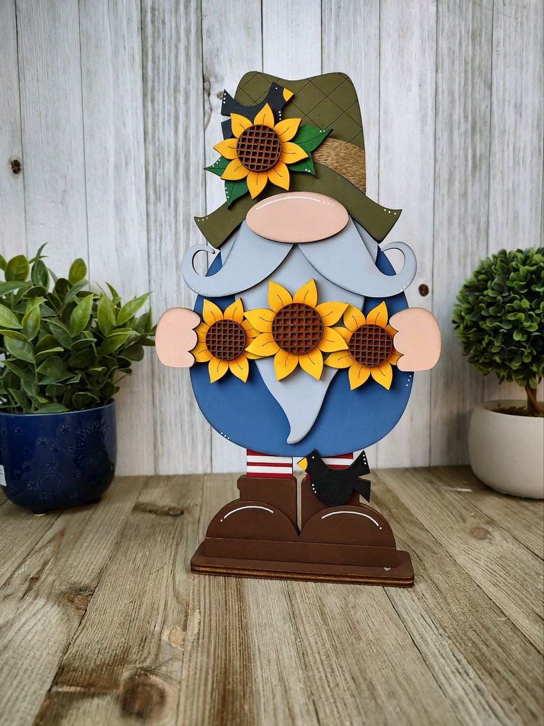 Sunflower Gnome - Etsy