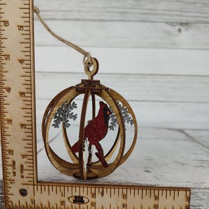 Memorial Cardinal Christmas Ornament Laser Cut Wood. - Etsy
