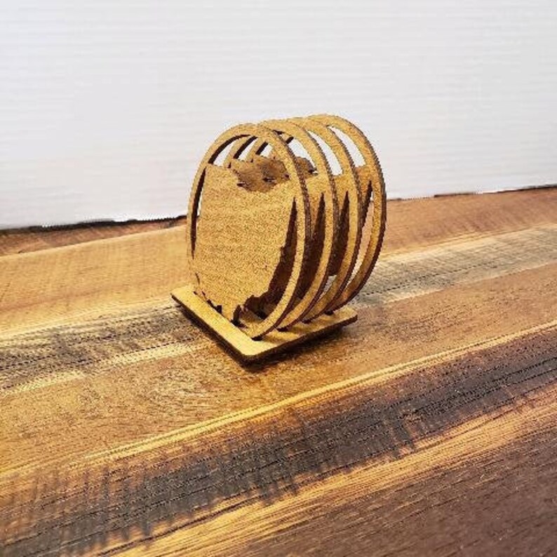 State Coaster Set - Etsy