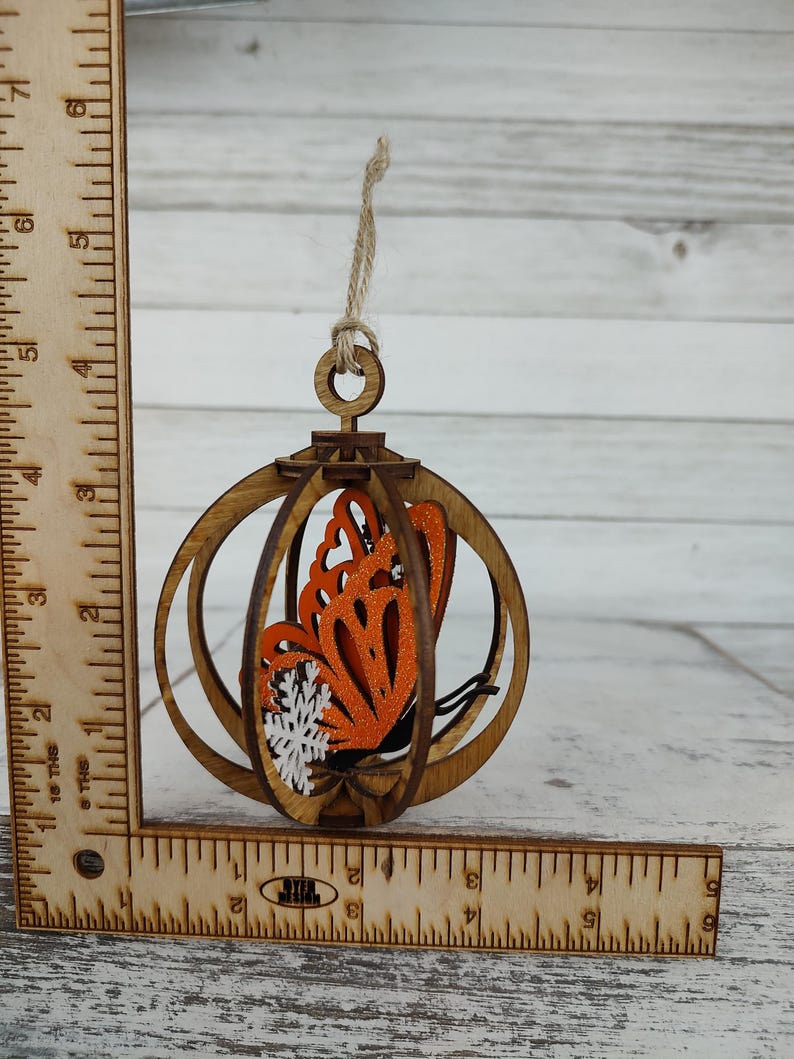 Butterfly Memorial Laser Cut Globe Ornament - Etsy