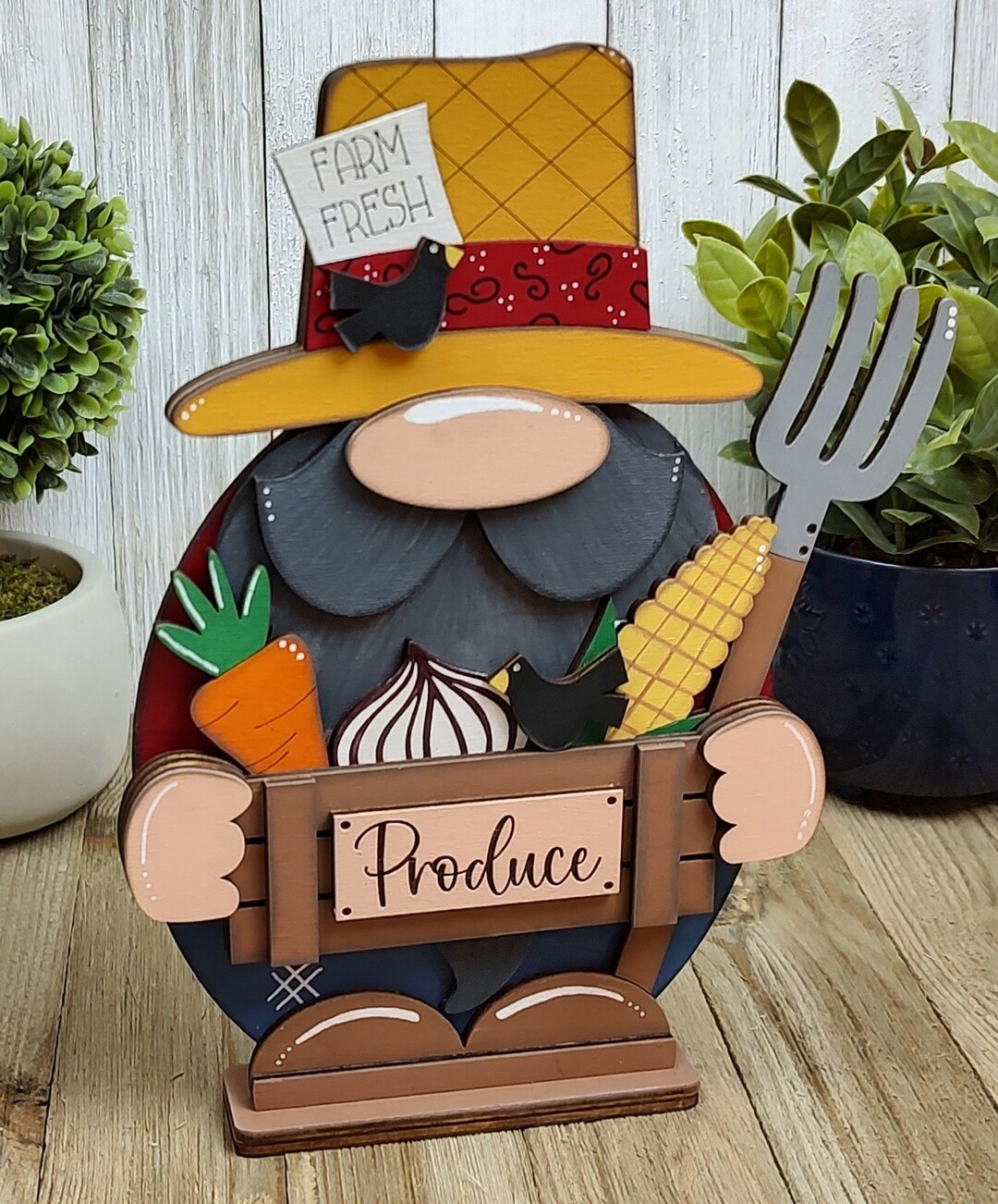 Farmer Gnome - Etsy