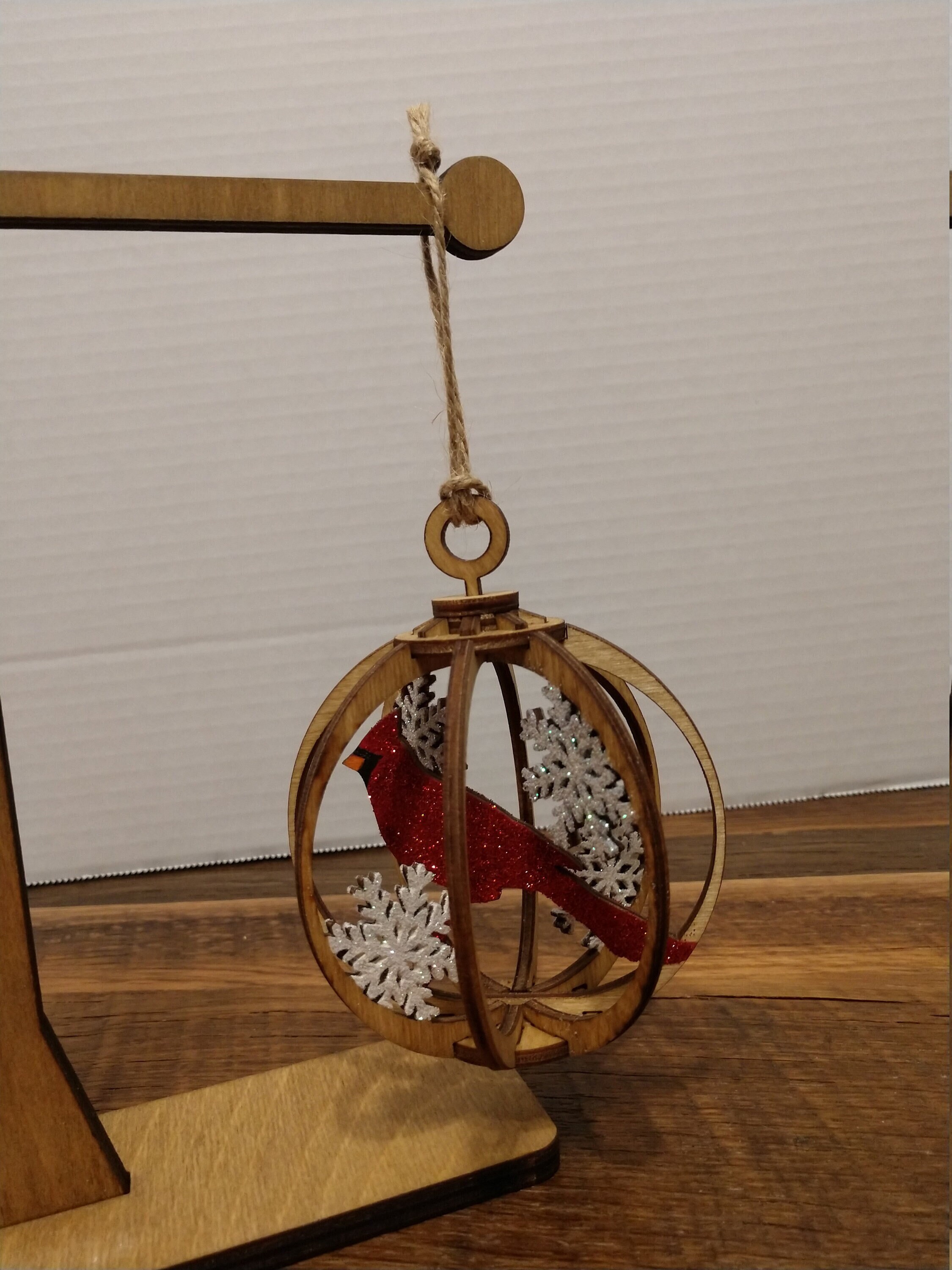 Memorial Cardinal Christmas Ornament Laser Cut Wood. - Etsy