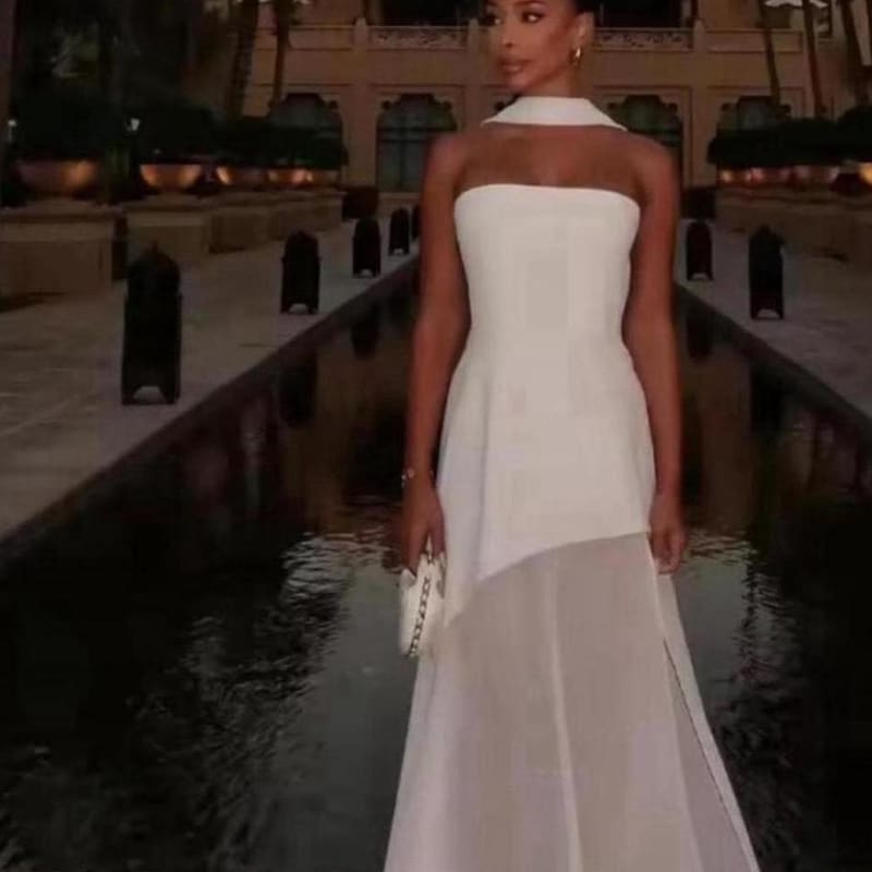 White Maxi Dress Cape - Etsy