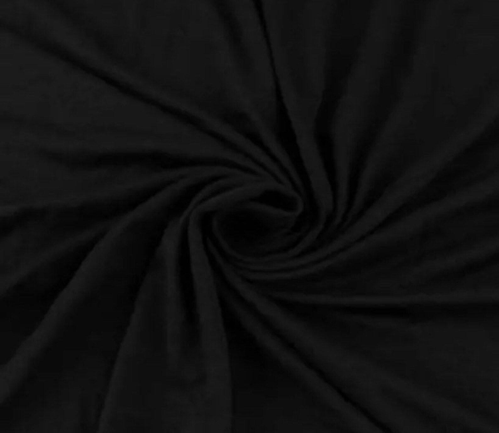 Black Knit Fabric Rayon Spandex 2 Yard NEW Sewing Crafts Photography 4 ...