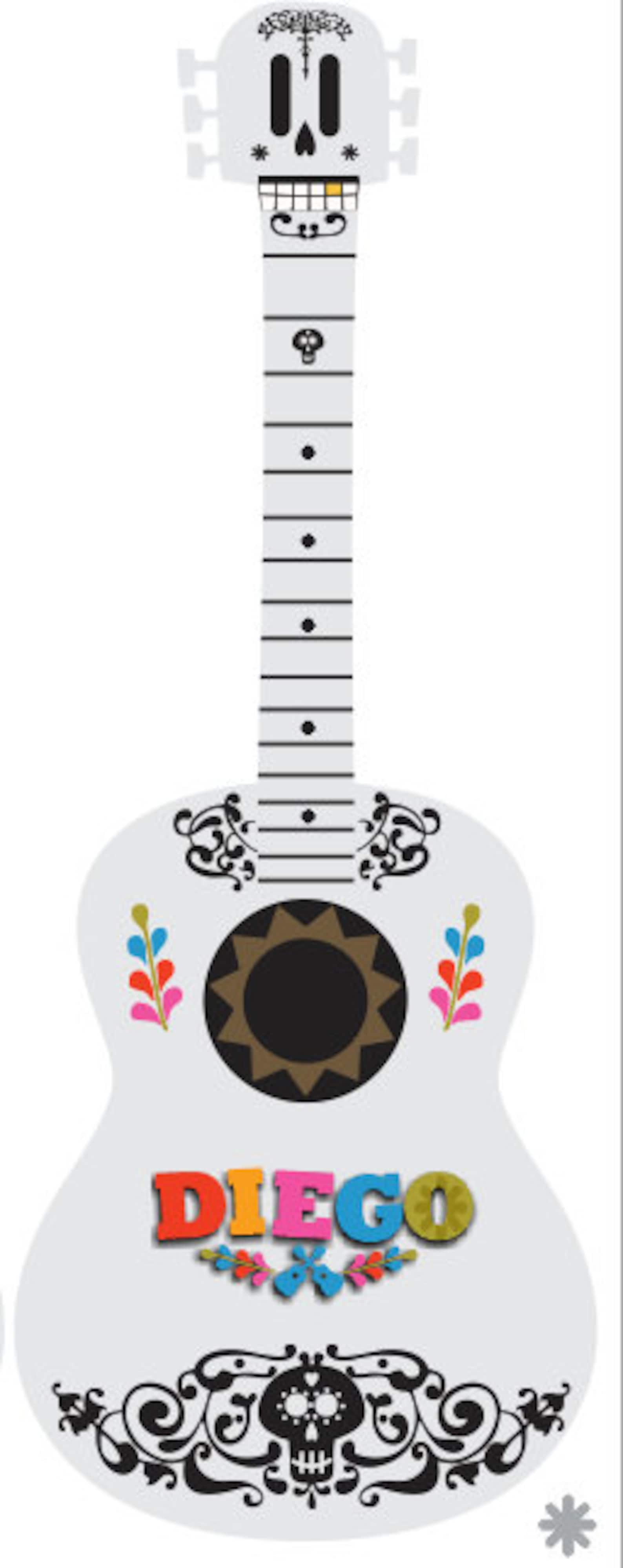 Archivo digital de Guitarra de COCO y letras al estilo para | Etsy