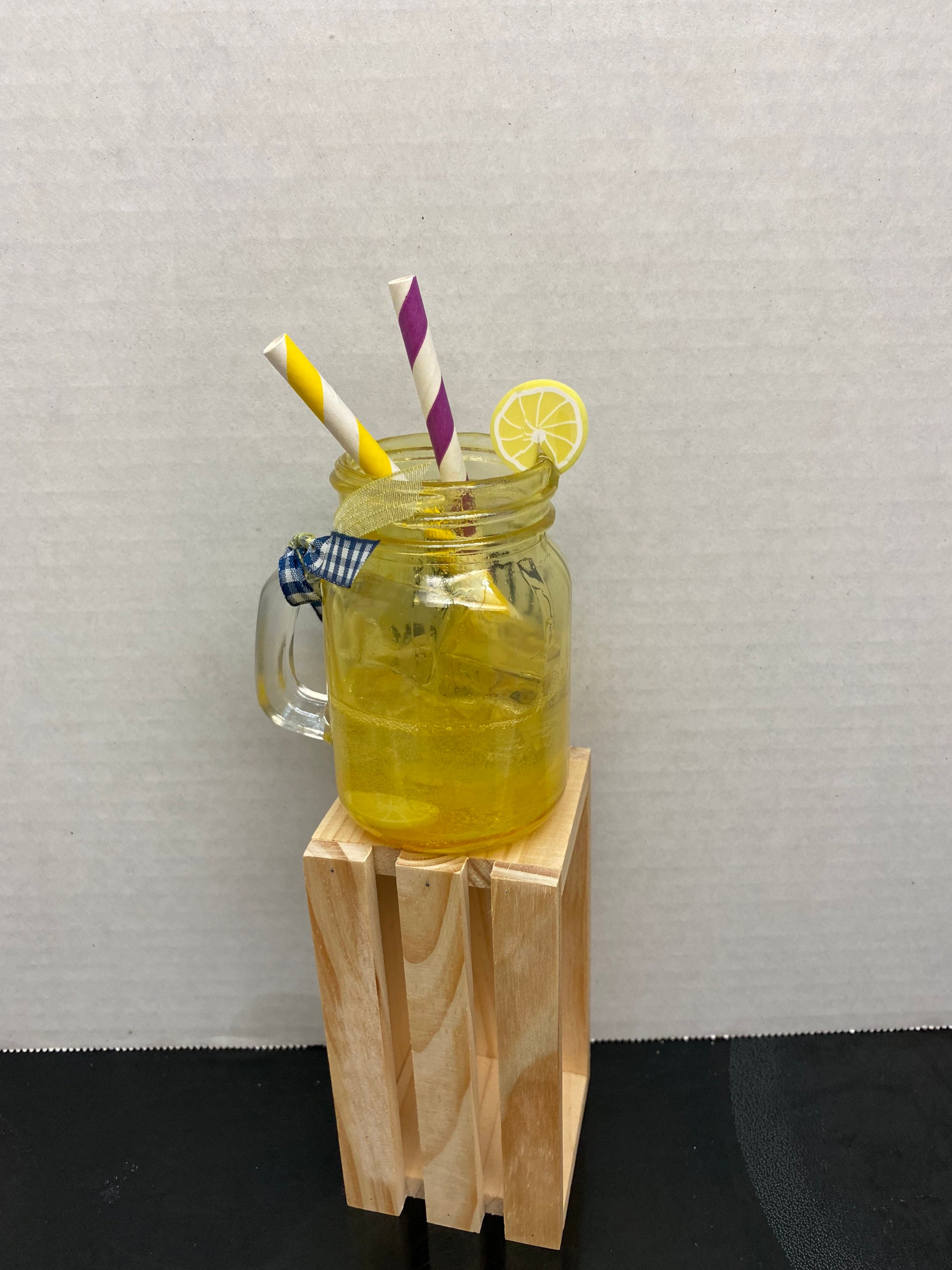 Lemon Squeeze Fake Lemonade Tiered Tray Decor Lemon Squeezy in - Etsy