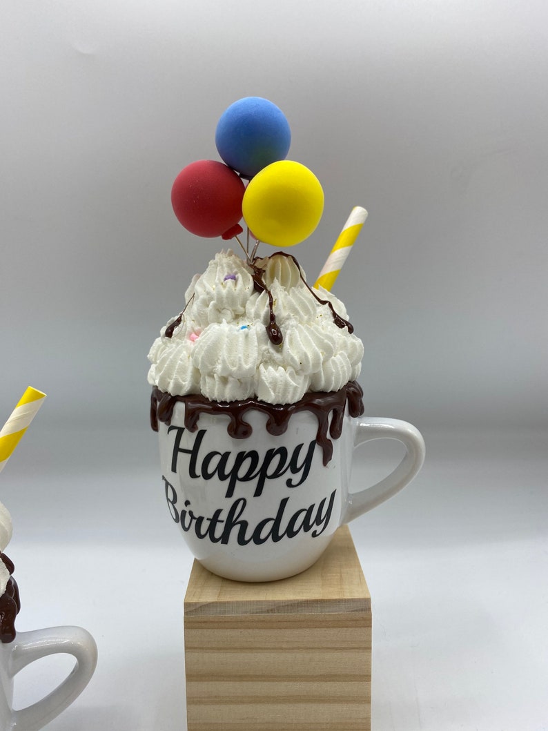 Mini Mug Fake Bake Fake Birthday Mug. Balloon Color Vary - Etsy