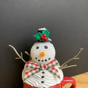 Mini mug topper includes mug tiered tray Christmas winter | Etsy