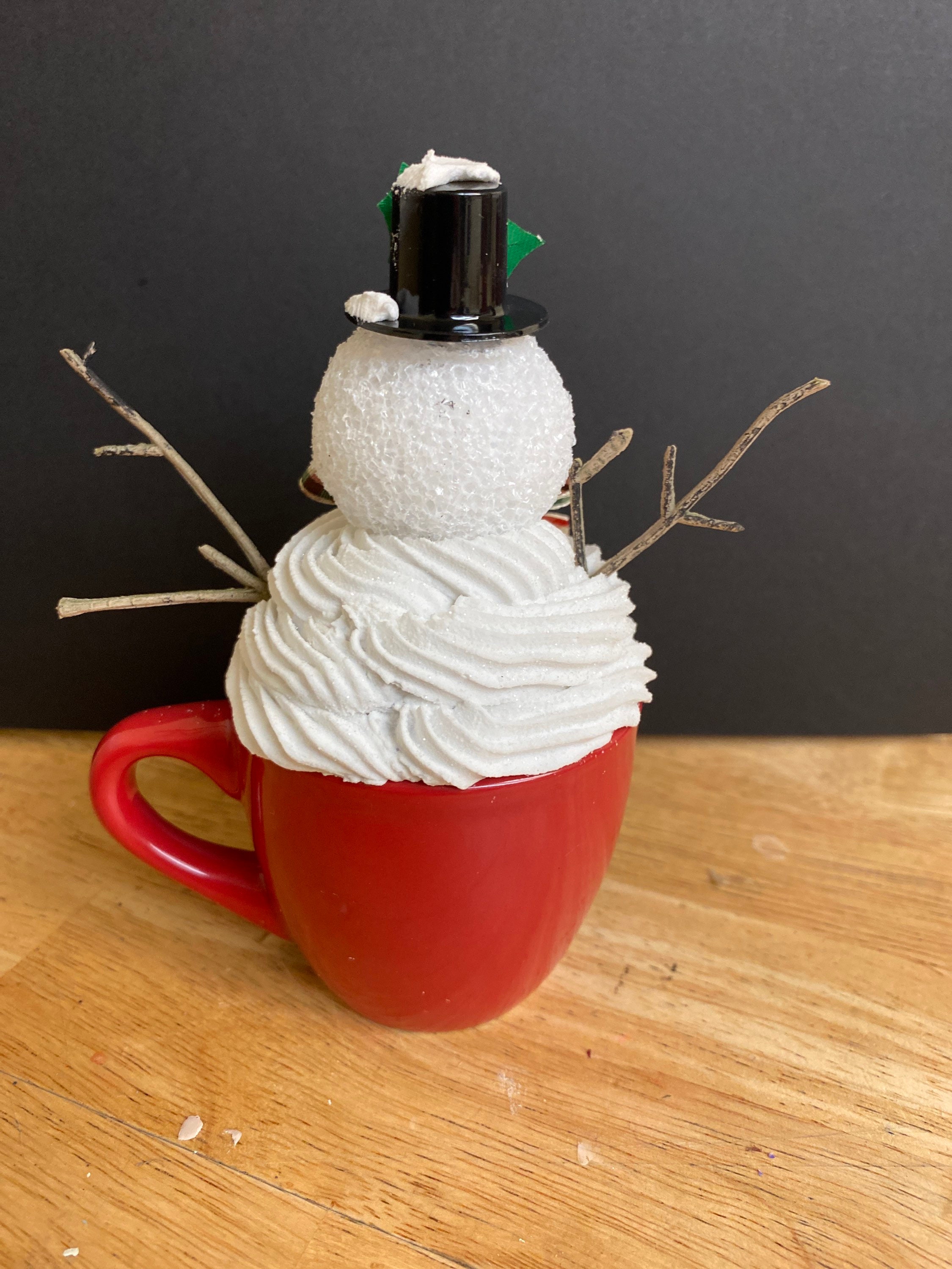 Mini mug topper includes mug tiered tray Christmas winter | Etsy