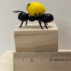 Fake Ant and Watermelon Wedge, Lemon or Eggplant. Tiered Tray Fake Food ...