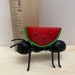 Fake Ant and Watermelon Wedge, Lemon or Eggplant. Tiered Tray Fake Food ...