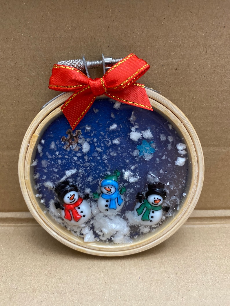 Snowman Christmas Ornament - Etsy