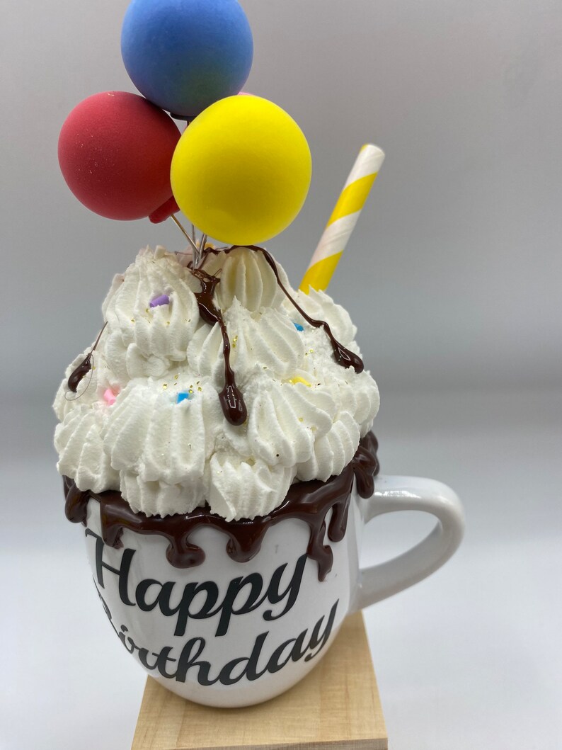 Mini Mug Fake Bake Fake Birthday Mug. Balloon Color Vary - Etsy