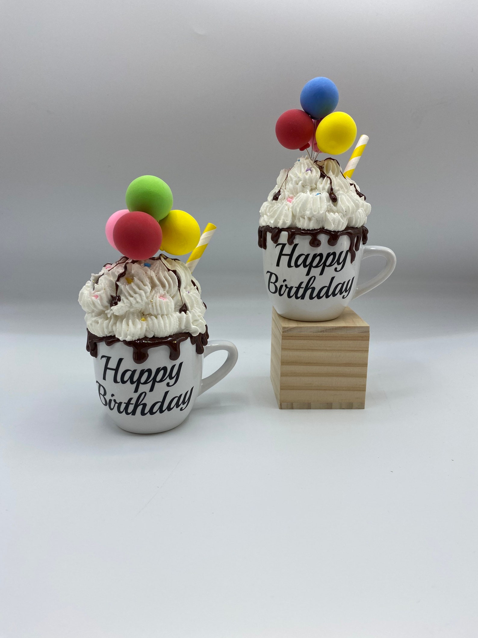 Mini Mug Fake Bake Fake Birthday Mug. Balloon Color Vary - Etsy