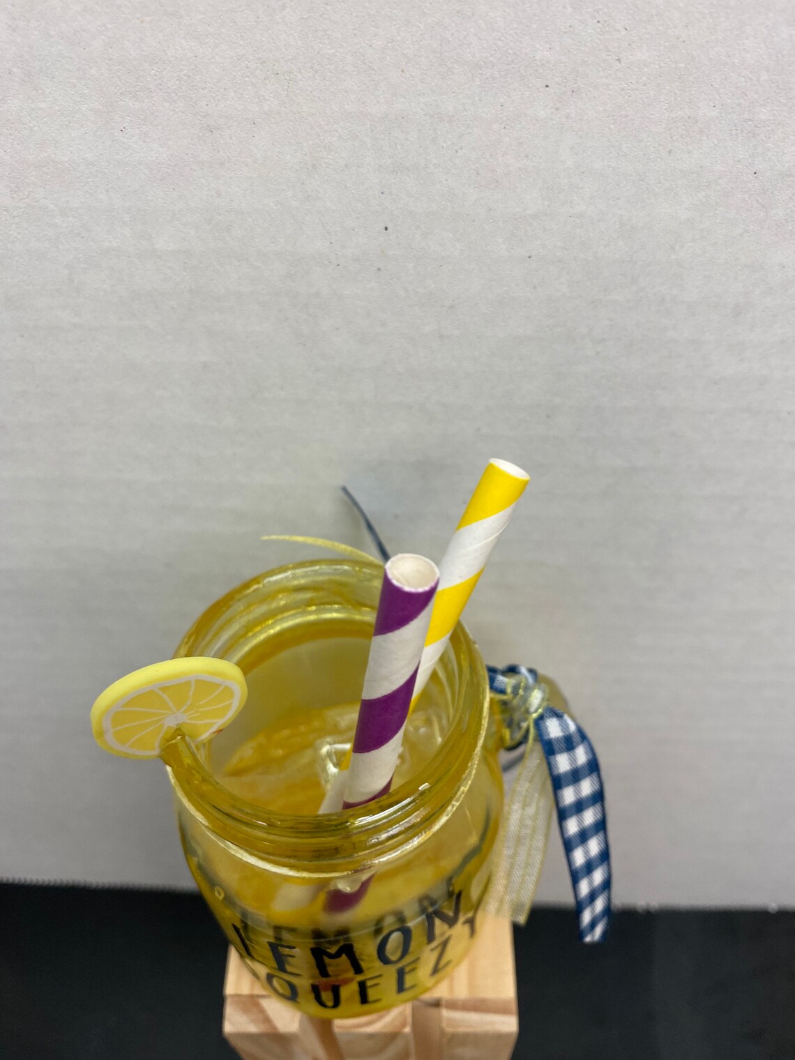 Lemon Squeeze Fake Lemonade Tiered Tray Decor Lemon Squeezy in - Etsy