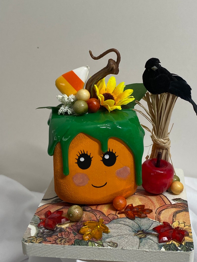 Marshmallow Sweetie Pie, Fall Halloween Tiered Tray Decor - Etsy