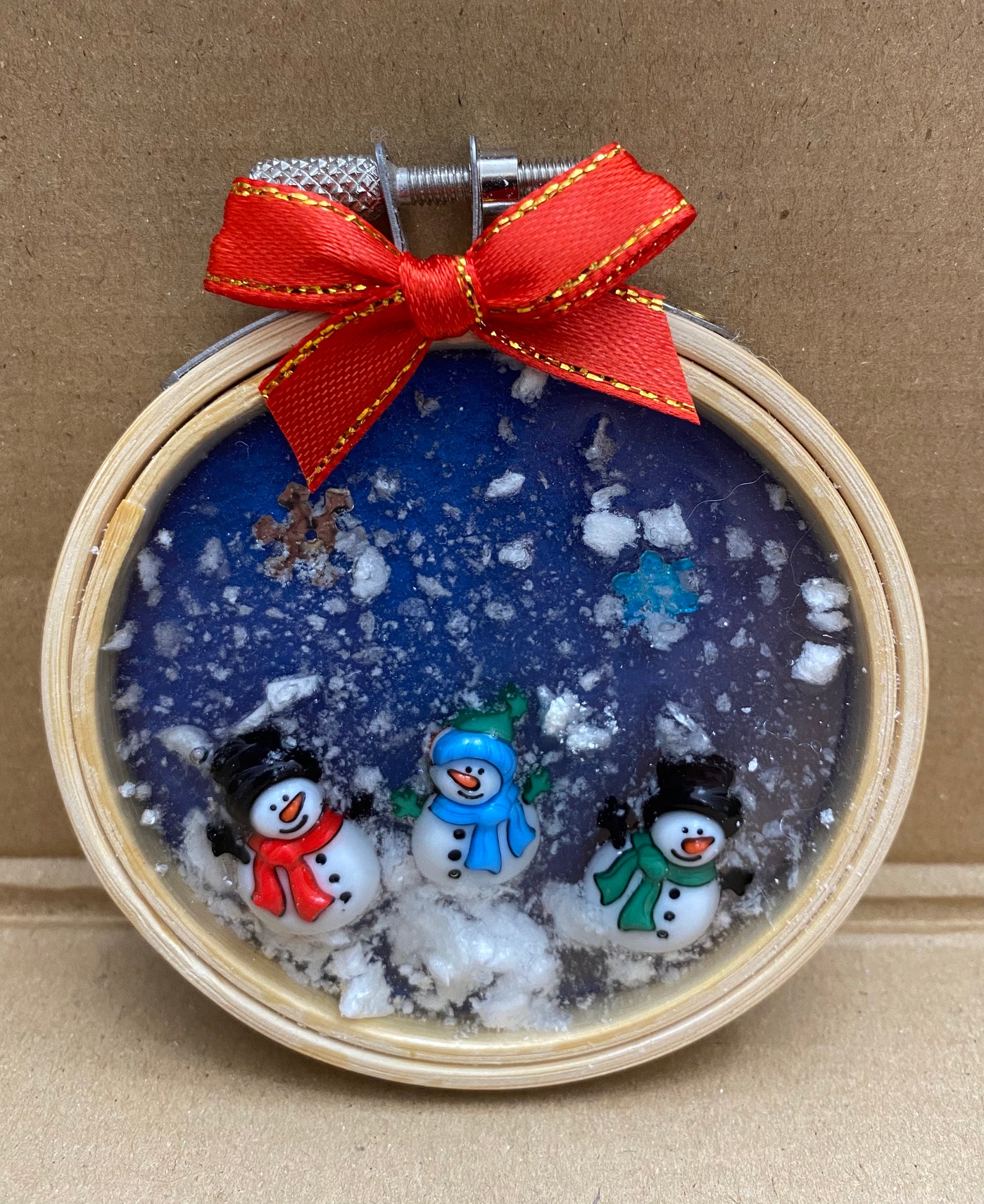 Snowman Christmas Ornament - Etsy